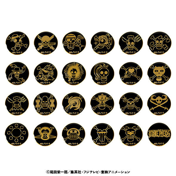 [One Piece] Metal emblem badge collection ~4th edition~ – Otaku Collectives