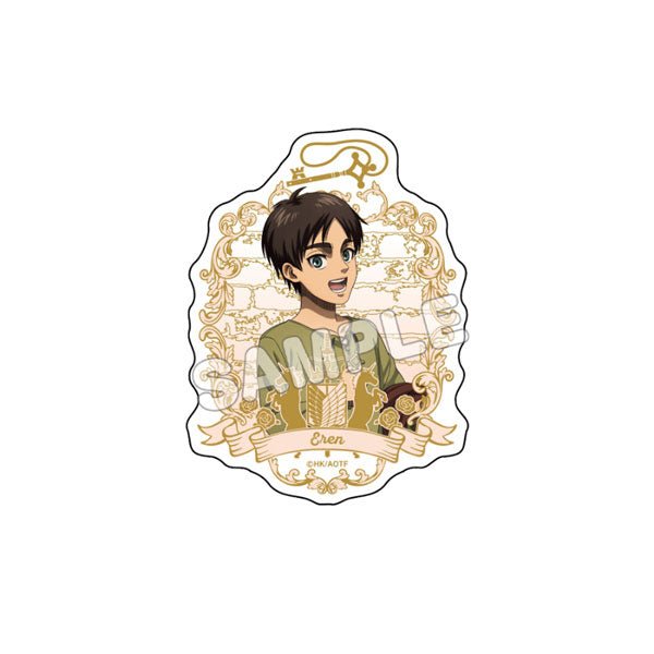[Attack on Titan] 10 Years Journey / Original die-cut sticker Eren (Pa ...