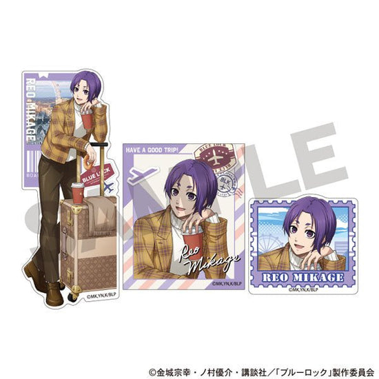 [Blue Lock] Travel Themed Sticker Pack- Reo Mikage – Otaku Collectives