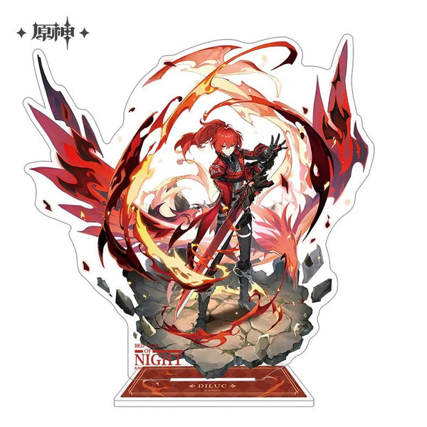 [Genshin Impact] Teyvat Style Series - Acrylic Standee: Diluc - Red De ...
