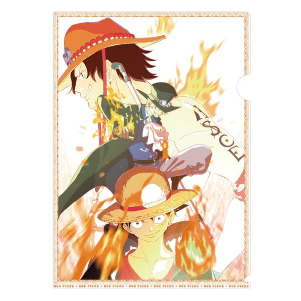 [One Piece] Illustration Collection Clear File- Ace, Sabo, Luffy ...