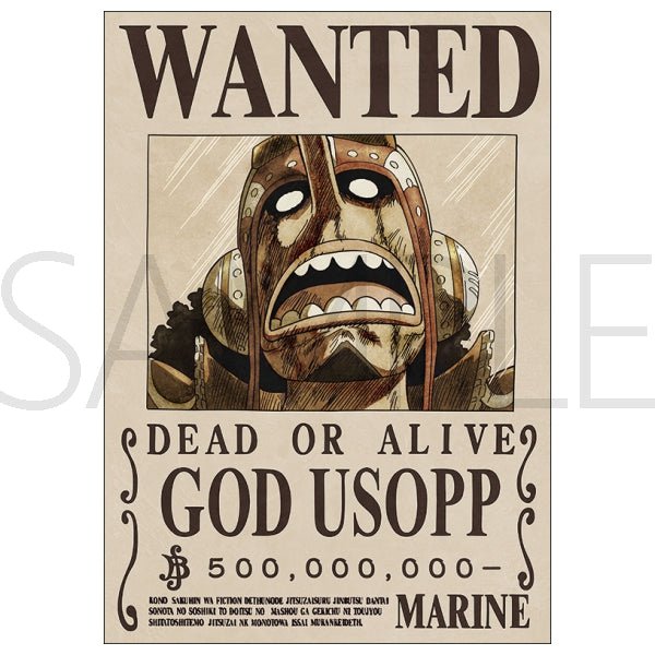 One Piece Wanted Posters – Otaku Collectives