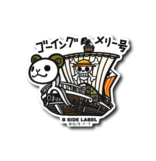 [One Piece] B-Side Label Sticker- Going Merry – Otaku Collectives