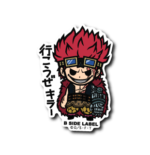 [One Piece] B-Side Label Sticker- Eustass "Captain" Kid – Otaku Collectives