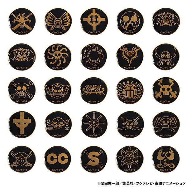 [One Piece] Metal emblem badge collection ~3rd edition~ – Otaku Collectives