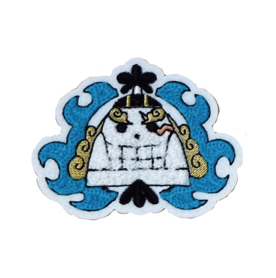[One Piece] Official Toei Sagara Embroidery Sticker - Jinbe – Otaku ...