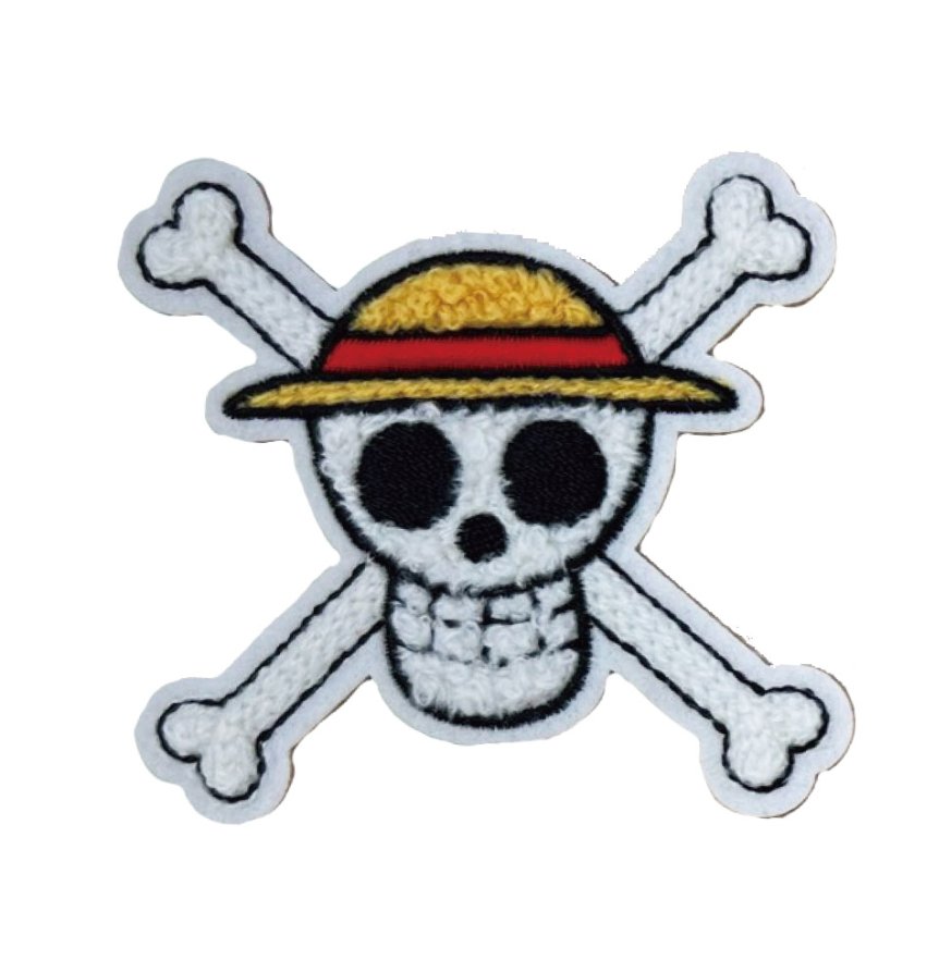 [One Piece] Official Toei Sagara Embroidery Sticker - Monkey D. Luffy ...