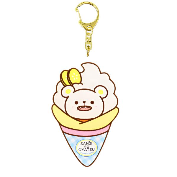 [One Piece] "Sanji no Oyatsu" Ice Cream Crepe Acrylic Keychain- Bepo ...