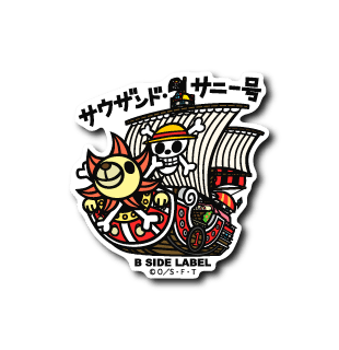 [One Piece] B-Side Label Sticker- Thousand Sunny – Otaku Collectives