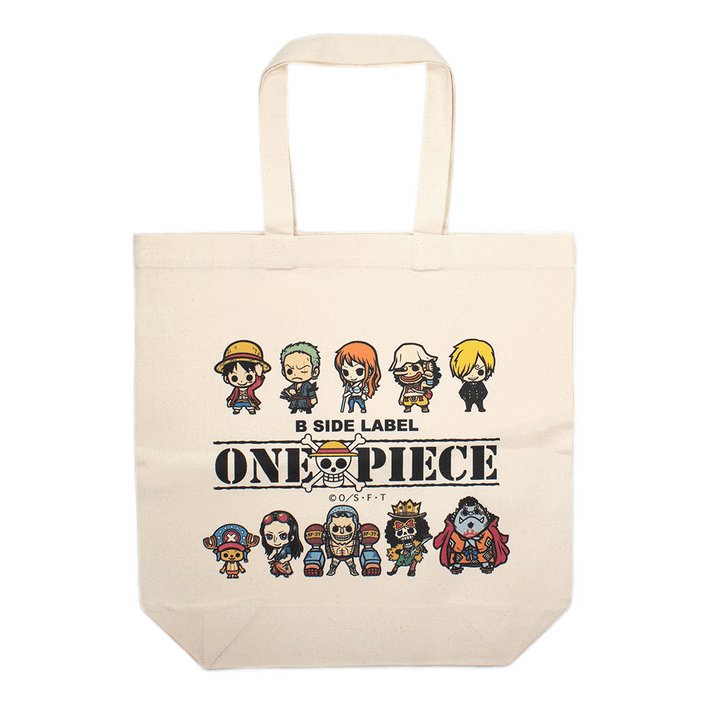[One Piece] Tote Bag One Piece Full Straw Hat Crew B-SIDE LABEL – Otaku Collectives
