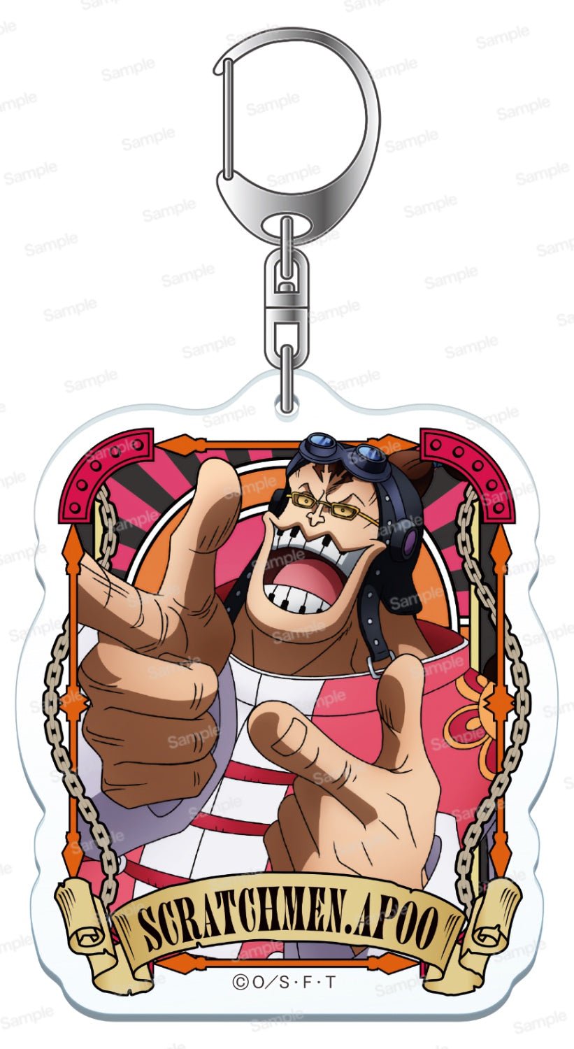 [One Piece] Ultimate Crew Vol.6 Acrylic Keychain Scratchmen Apoo ...