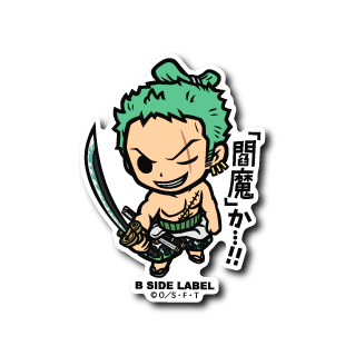 [One Piece] B-Side Label Sticker- Roronoa Zoro Wano (D) – Otaku Collectives