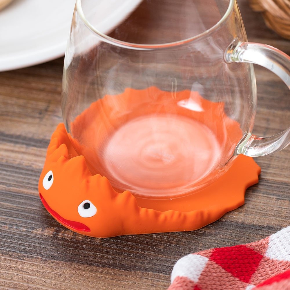 [Studio Ghibli] Howl's Moving Castle Coaster Calcifer – Otaku Collectives