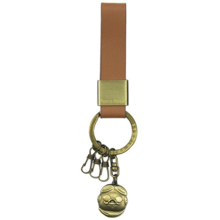 [Studio Ghibli] Porco Rosso Genuine Leather Key Ring - Marco – Otaku ...