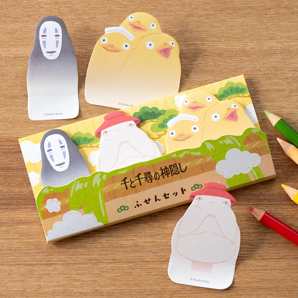 [Studio Ghibli] Spirited Away Sticky Notes Memo Pad Set – Otaku Collectives