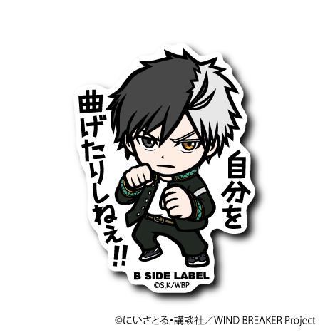 Sakura Haruka Wind Breaker Sticker - Stylish B-Side Label – Otaku ...